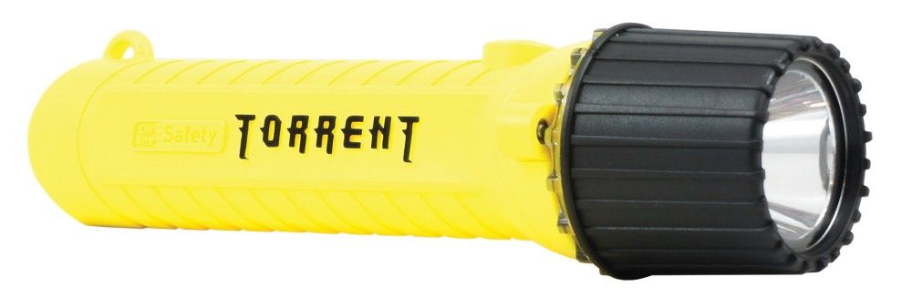TORRENT L1013LWY INTRINSICALLY SAFE LED TORCH All Trades Safety Workwear Supplies