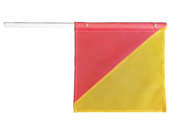OVERSIZE FLAG ON POLE - HEAVY DUTY MESH – All Trades Safety & Workwear ...