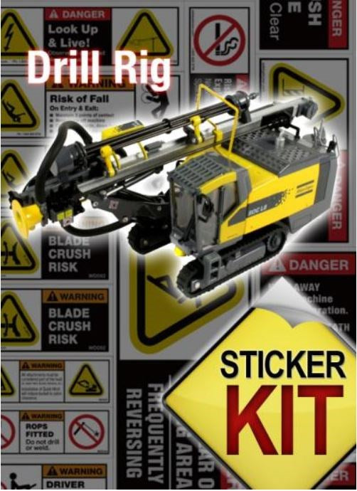 DRILL RIG SAFETY STICKER KIT DRSS – All Trades Safety & Workwear Supplies