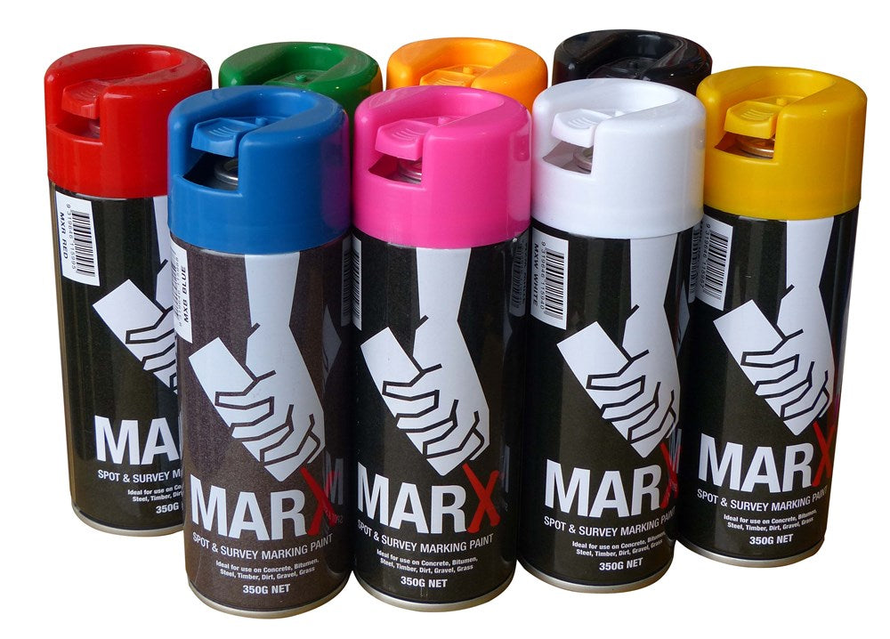 MARX SURVEY AND SPOT MARKING PAINT - 350GM – All Trades Safety ...