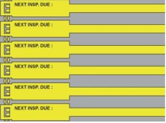 RIG TAG - NEXT INSPECTION DUE - 175MM – All Trades Safety & Workwear ...