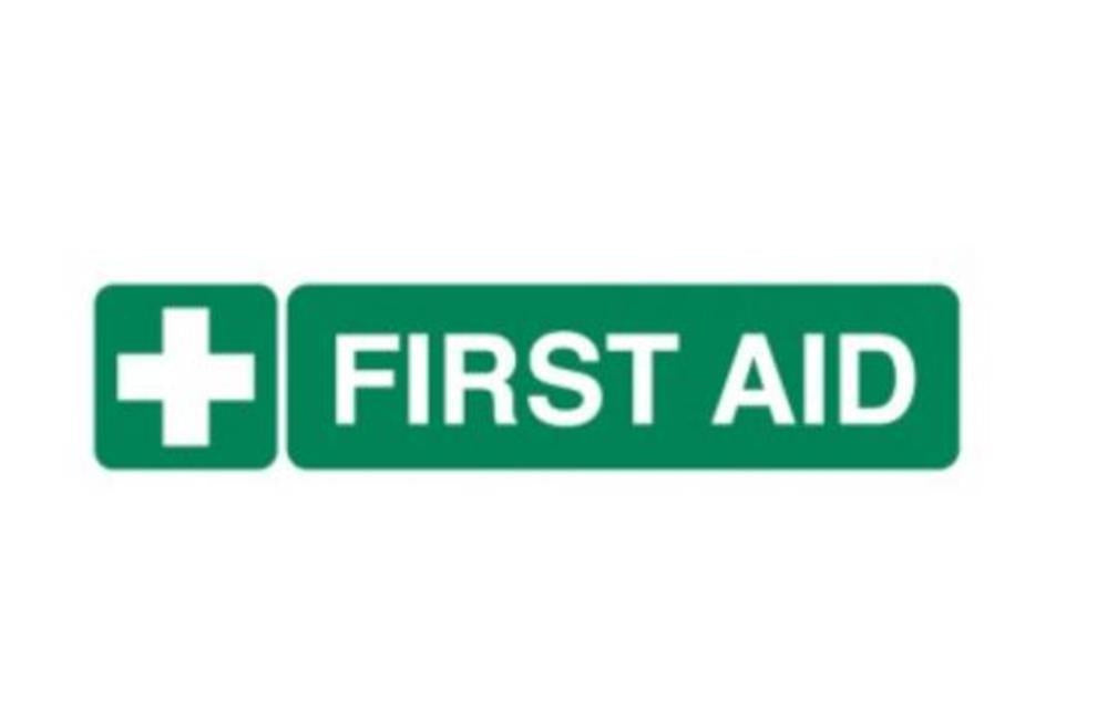 FIRST AID DECAL - SELF ADHESIVE – All Trades Safety & Workwear Supplies