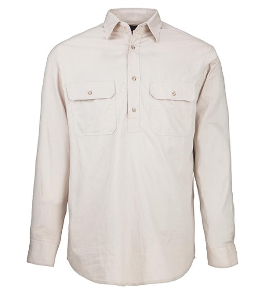 PILBARA RM200CF L/SL CLOSED FRONT SHIRT – All Trades Safety & Workwear ...