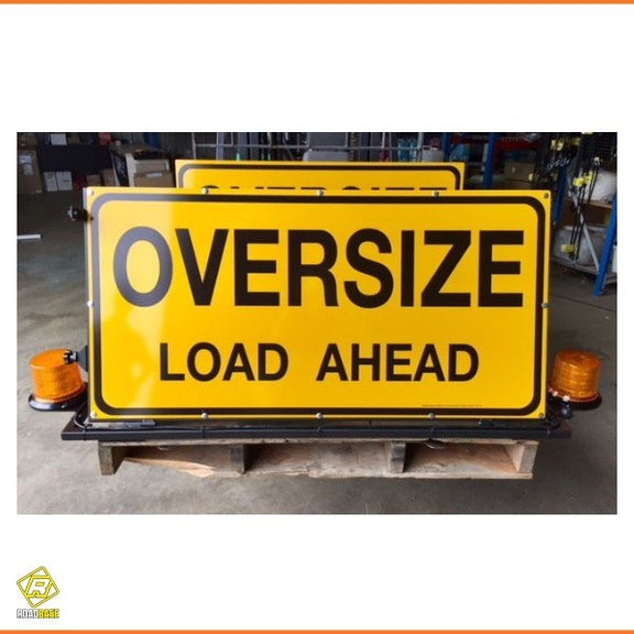 ROADBASE PILOT VEHICLE OVERSIZE LOAD AHEAD SIGN – All Trades Safety ...