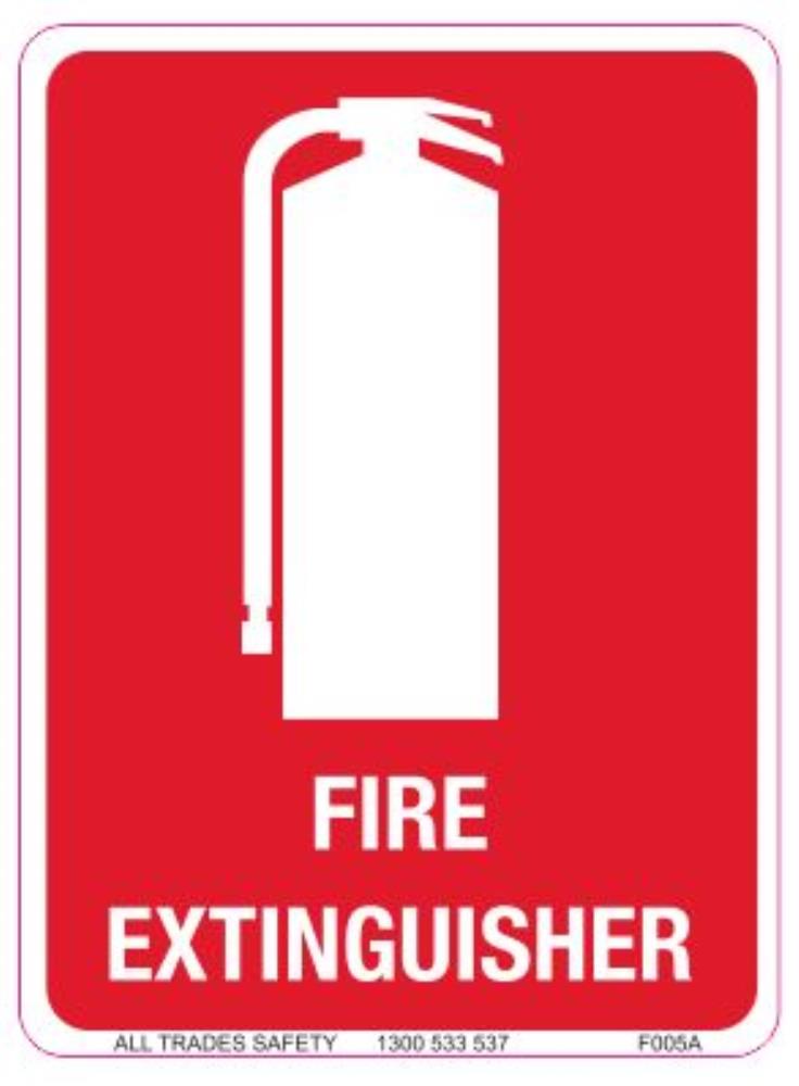 FIRE EXTINGUISHER DECAL STICKER – All Trades Safety & Workwear Supplies